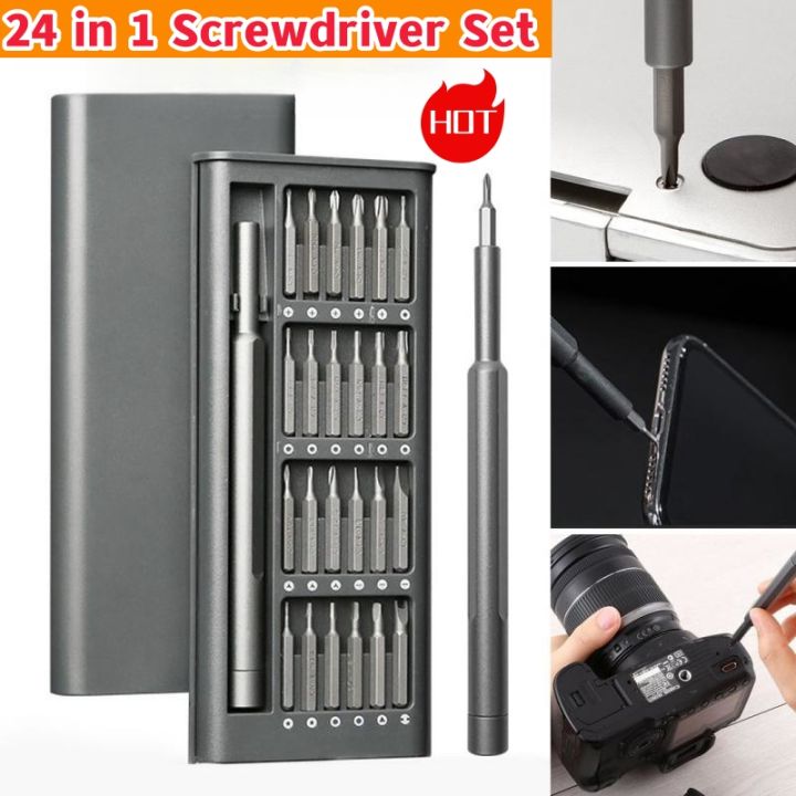 jiketai 24 in 1 screwdriver set Precision Screw Driver Set Long ...