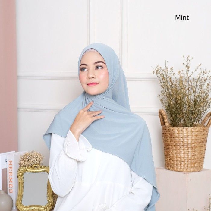 Izzy Square Instant - Albata Hijab - Izzy Mint | Lazada Indonesia
