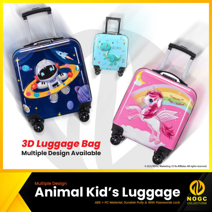 NOGCC NMB-042&043 18 Inch Kid Luggage Suitcase Travel Bag Luggage ...