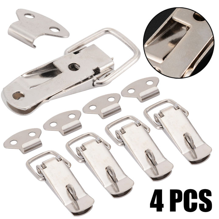 4Pcs Toggle Catch For Door Window Office Spring Loaded Cabinet Box Hasp ...