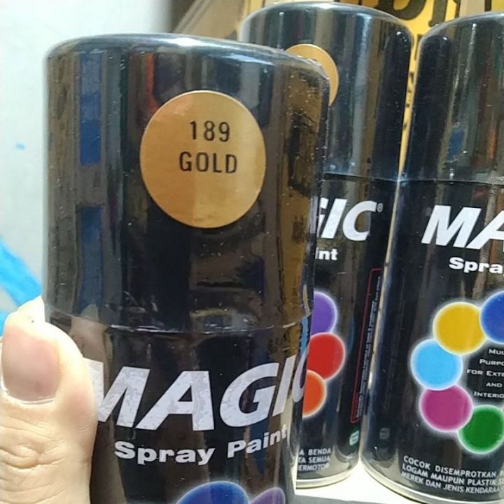 cat semprot pilok pilox magic spray paint magic gold 189 300cc gold ...
