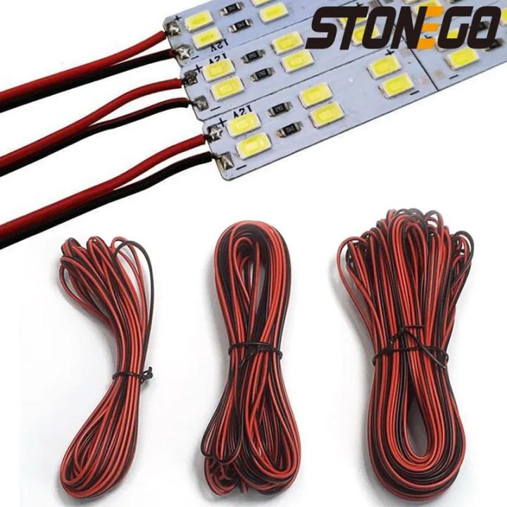 STONEGO 5m/10m/20m 2 Pin single LED Strip Extension Cable Wire Cord ...