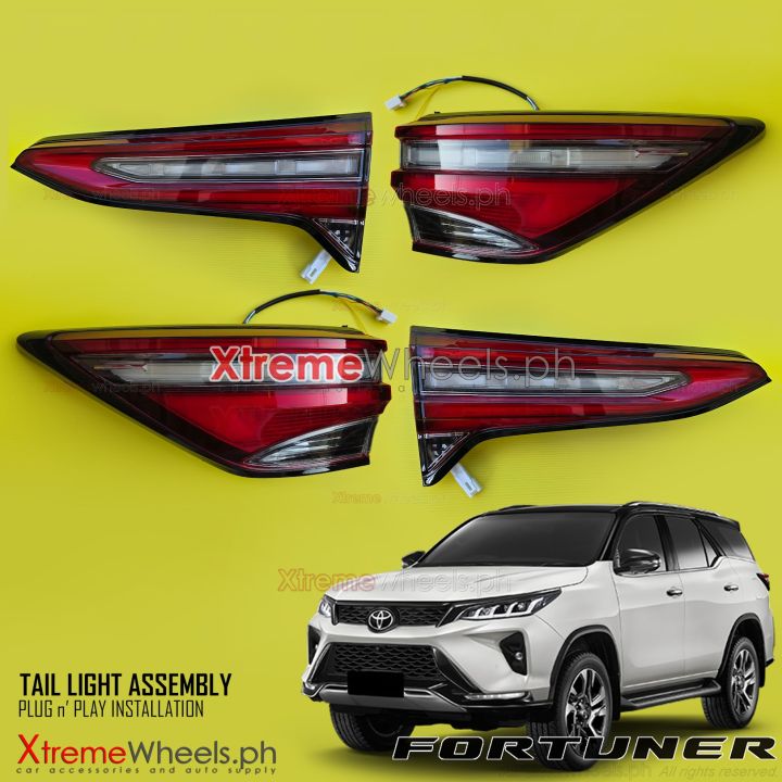 TOYOTA FORTUNER G V Q LTD GRS 2021-2026 OEM REAR BUMPER TAil LIGHT ...