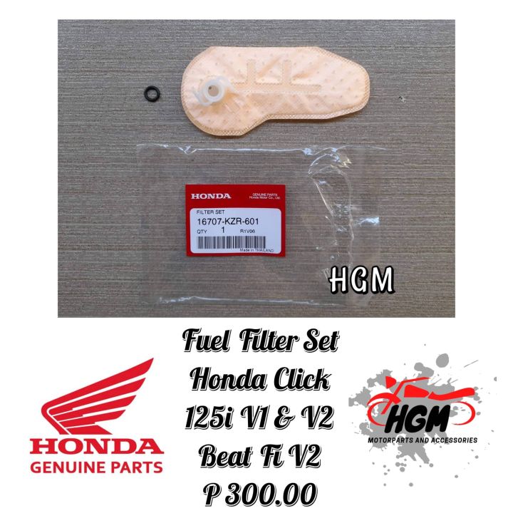 FUEL FILTER SET HONDA CLICK 125i V1 & V2, BEAT FI V2 (16707-KZR-601 ...