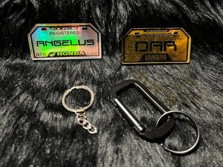 Customized Mini Plate Keychain | Lazada PH