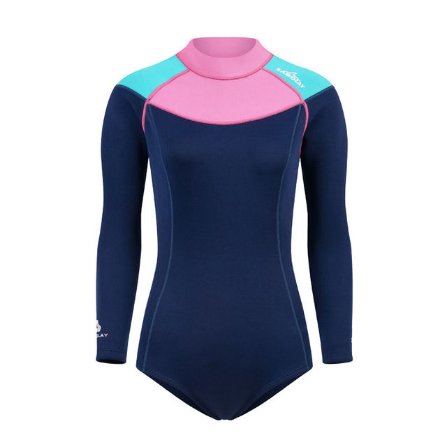 Women 2mm Neoprene Bikini Wetsuit And Diving Stocking Long Sleeve Skin