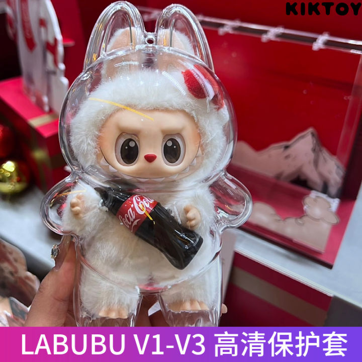 Top Labubu Labubu Case Third Generation Vinyl Coca-Cola Transparent ...