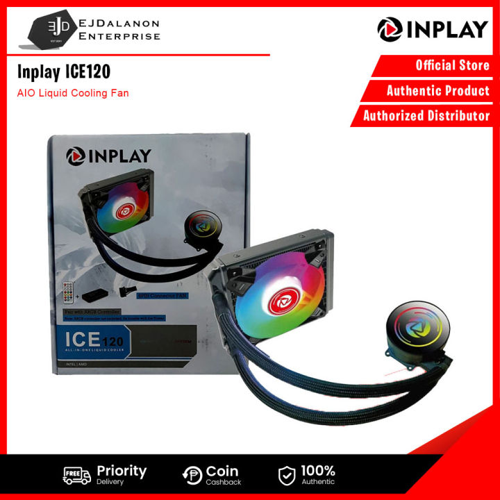 Inplay ICE120 AIO Liquid Cooling RGB Fan | AIO Liquid Cooling Fan | CPU ...