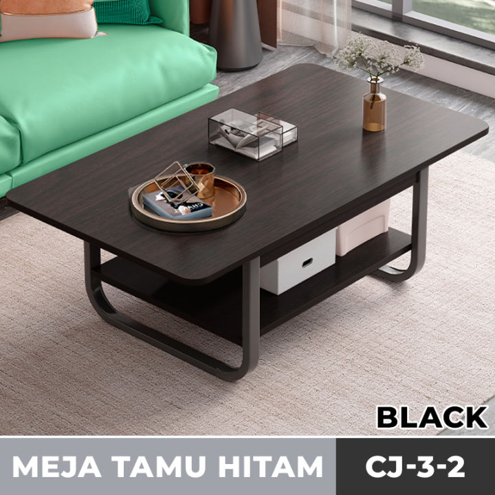 Meja Ruang Tamu 2 Tingkat Minimalis Ukuran 100x50x42cm - Meja Kopi ...