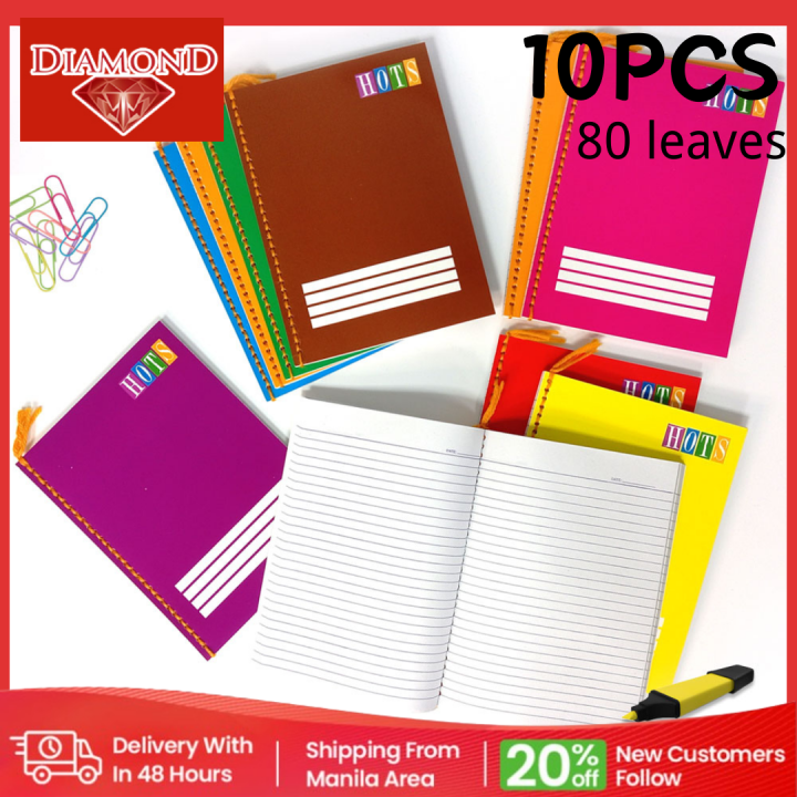 Diamond SPIRAL NOTEBOOK WITH YARN NEON (YARN NTBK) 80leaves Assorted ...