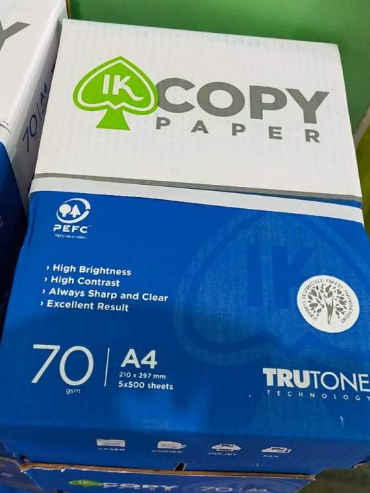 COPY PAPER SUBS#20 - 70 GSM / A4 / A3 / SHORT/ LONG | Lazada PH