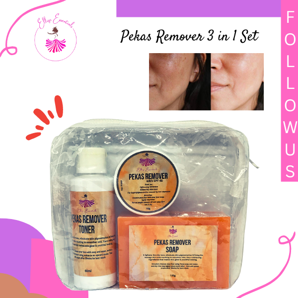 Pekas remover Melasma Remover 3 in 1 Set /cream/soap/toner | Lazada PH