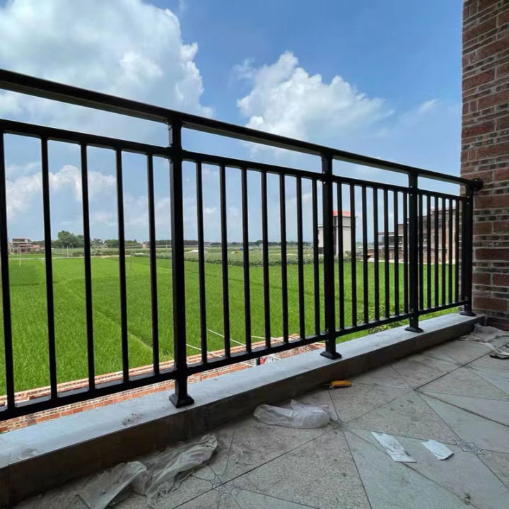 Zinc-steel balcony guardrail aluminum alloy wrought iron outdoor fence ...