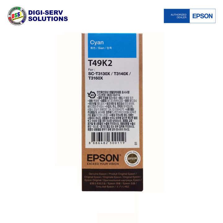 Epson T49K for SC-T3130X 140ml Ink Refill Bottle CMYK ~Choose Your ...
