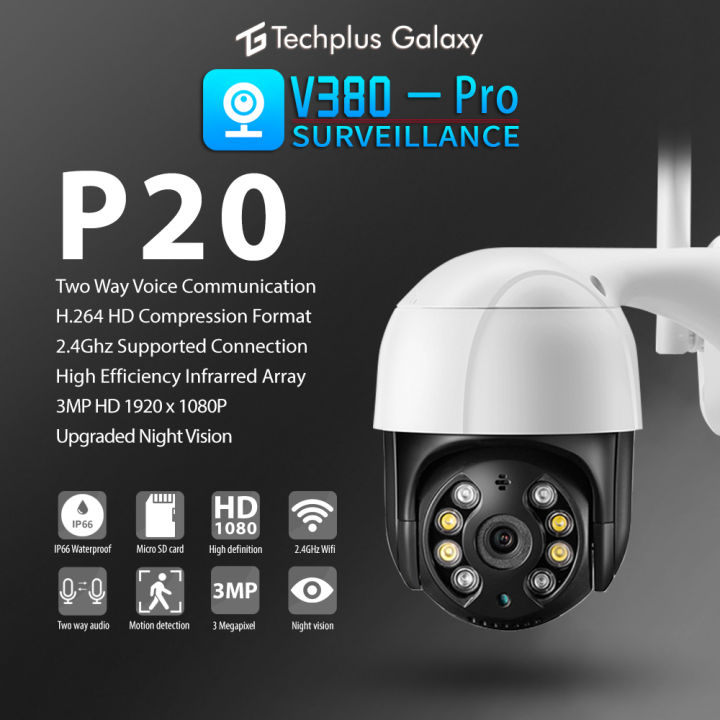 v380 Pro CCTV Camera With Voice CCTV For House CCTV Camera Wifi Connect TO Cellphone Wireless ...