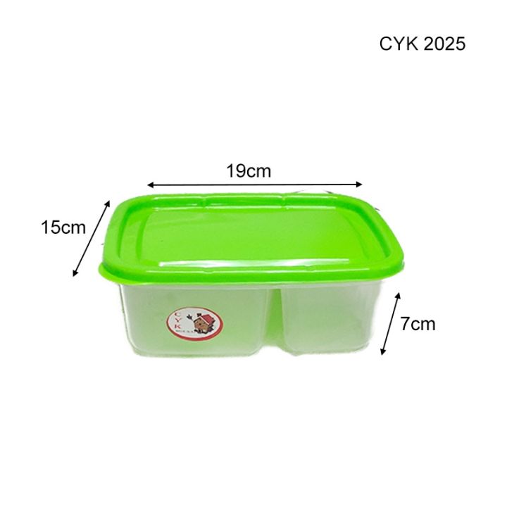 SAPPHIRECYK-2025 Lunch Box With Divider Plasticware With Cover Food ...