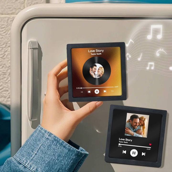fenquezisq Refrigerator Magnet with Music Player Musical Fridge Door ...