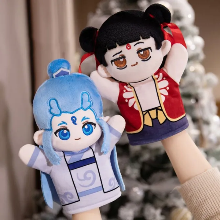 DE626 Chinese Animation Nezha 2 Hand Finger Puppet Storytelling ...