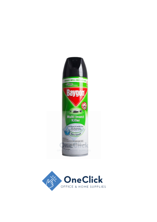 Baygon Multi Insect Killer, Water Based Aerosol Spray, 500 ml | Lazada PH