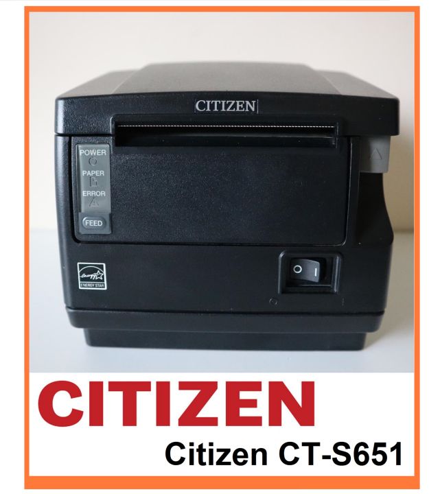 Citizen CT-S651 Printer พร้อมสายไฟ สายสัญญานครบ | Lazada.co.th