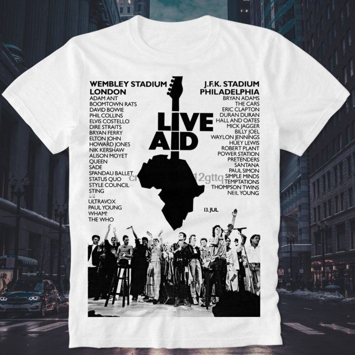 Live Aid Queen Freddie Mercury Bohemian The Who David Rhapsody Bowie ...