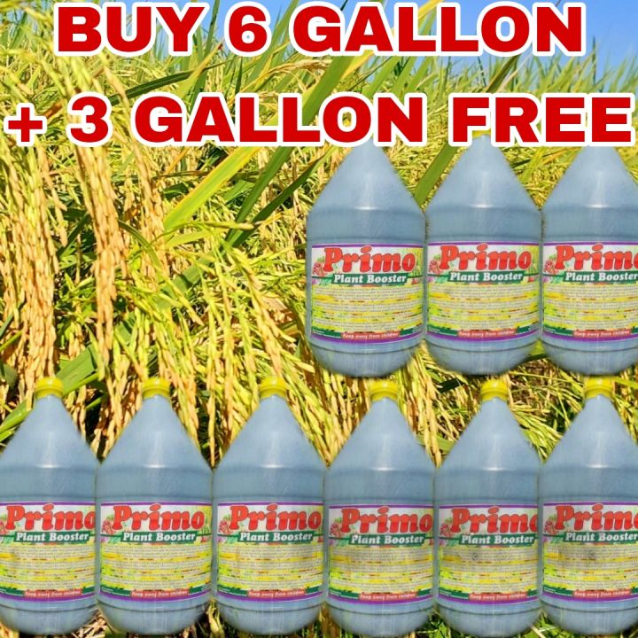 PRIMO PLANT BOOSTER Foliar Fertilizer Buy 6 Gallon + 3 Gallon FREE ...