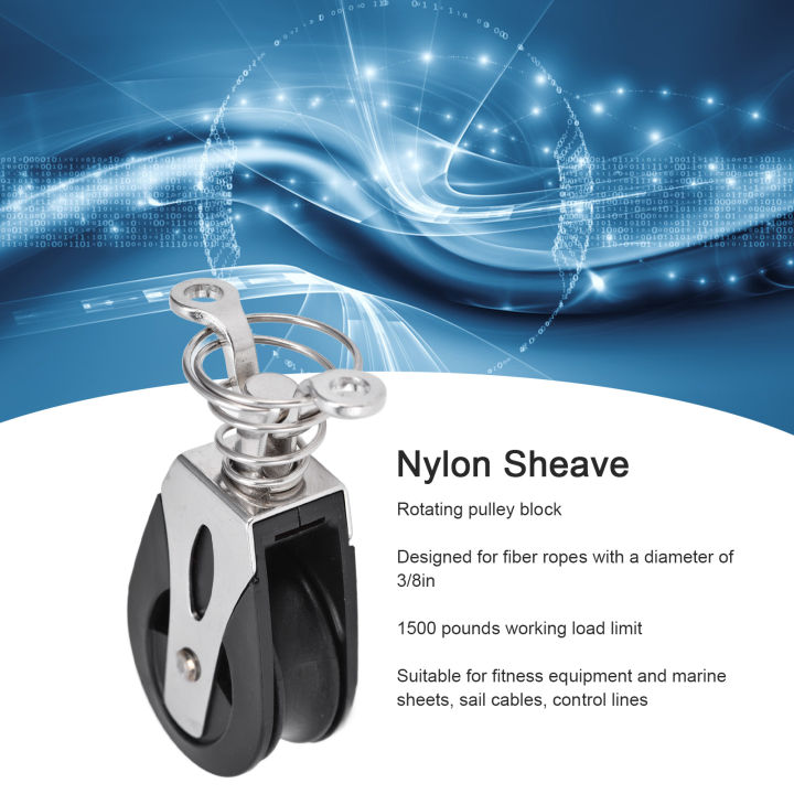 บล็อกแบริ่งธรรมดาเรือใบ Long Lasting Sheave Block Head สำหรับอุปกรณ์ฟิต ...