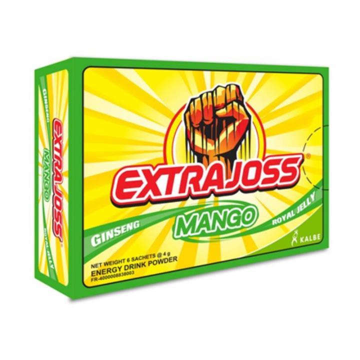 Extra Joss Active Powdered Energy Drink Mango Flavor 4g x 6s | Lazada PH
