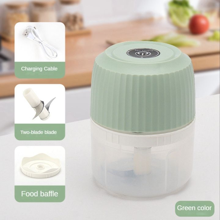 (EMGD) Mini Food Processer Electric Garlic Chopper Vegetable Chili Meat ...
