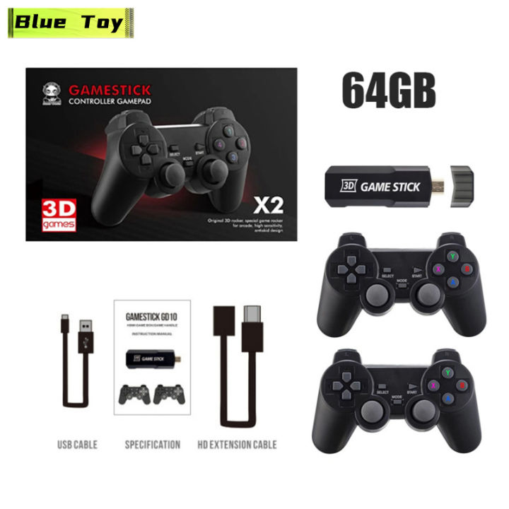 X2 Plus 40000 Games Dual 2.4G Wireless Premium Controllers Retro Game ...