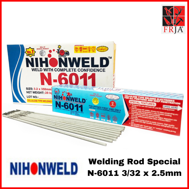 N-6011 NIHONWELD SPECIAL WELDING ROD 2.5mm (3/32) (SOLD PER KILO) | Lazada PH