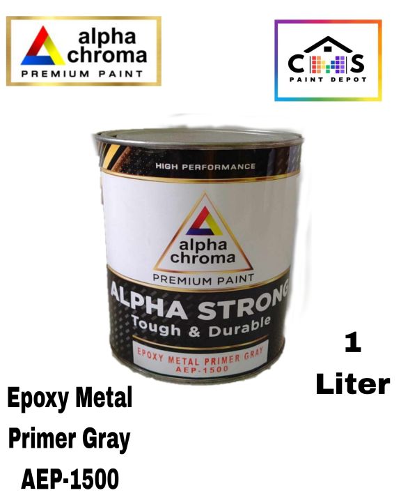 Alpha Chroma Epoxy Metal Primer Gray AEP-1500 (Alpha Strong Tough & Durable) | Lazada PH