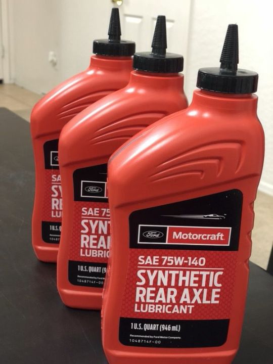 Ford Motorcraft Sae75W-140 Synthetic Rear Axle Lubricant Gear Oil Ford ...