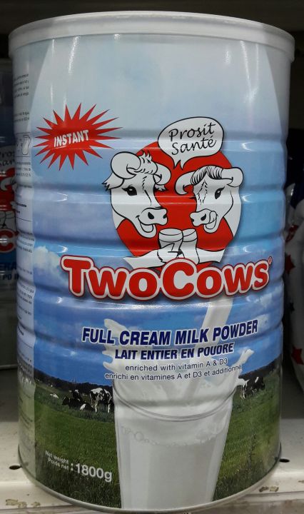 Two Cows Full Cream Milk Powder 1800g | Lazada PH