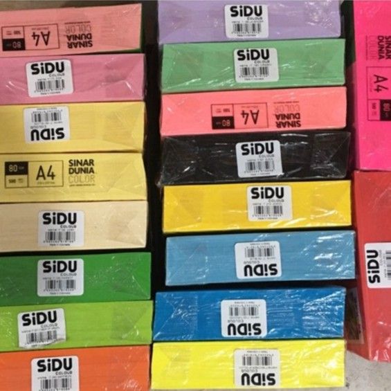 (1 RIM 500 lembar) Kertas HVS Warna Kertas Spectra Warna Kertas ...