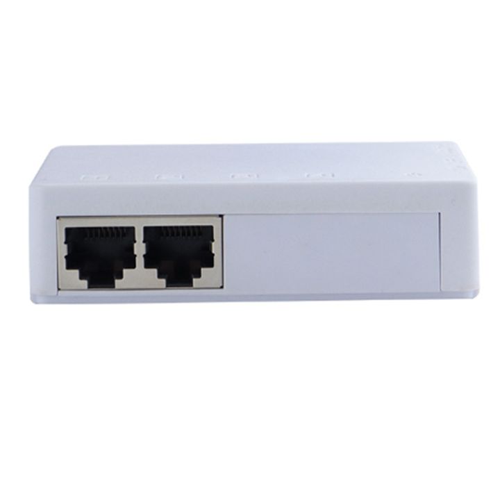 2 Port Poe Extender 10/100Mbps 1 to 2 PoE Repeater 12V 1A 250m Distance ...