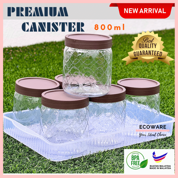ECOWARE 6pcs Set Bekas Kuih Raya Set 800ml/Cookies Container Set /Bekas ...