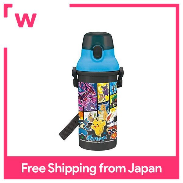 Skater Children's Ag + Antibacterial Plastic Water Bottle 480ml Pokemon 21 Pokemon PSB5SANAG ...