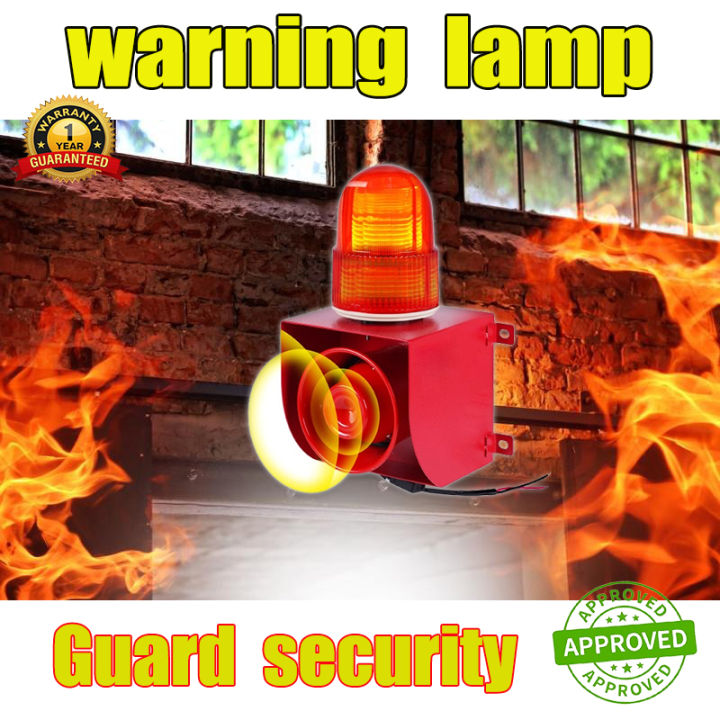 Excellent Buzzer Rotary Strobe LED Alarm Light Warning Lamp Signal ...