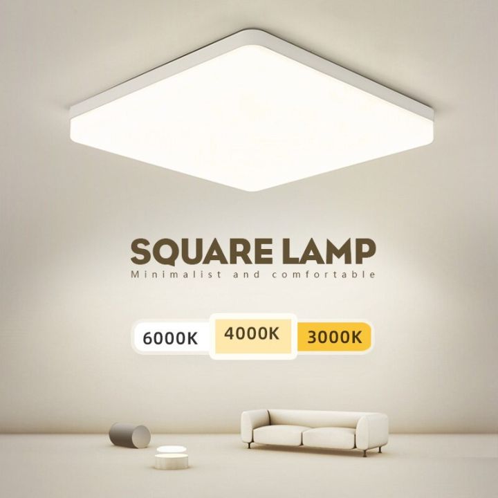 CHENBEN LED Square Ceiling Lights 220V-240V Modern 50W 30W 20W Ceiling ...