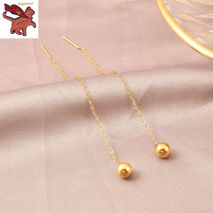 subang emas 916 original subang telinga perempuan Malaysia Women's ...