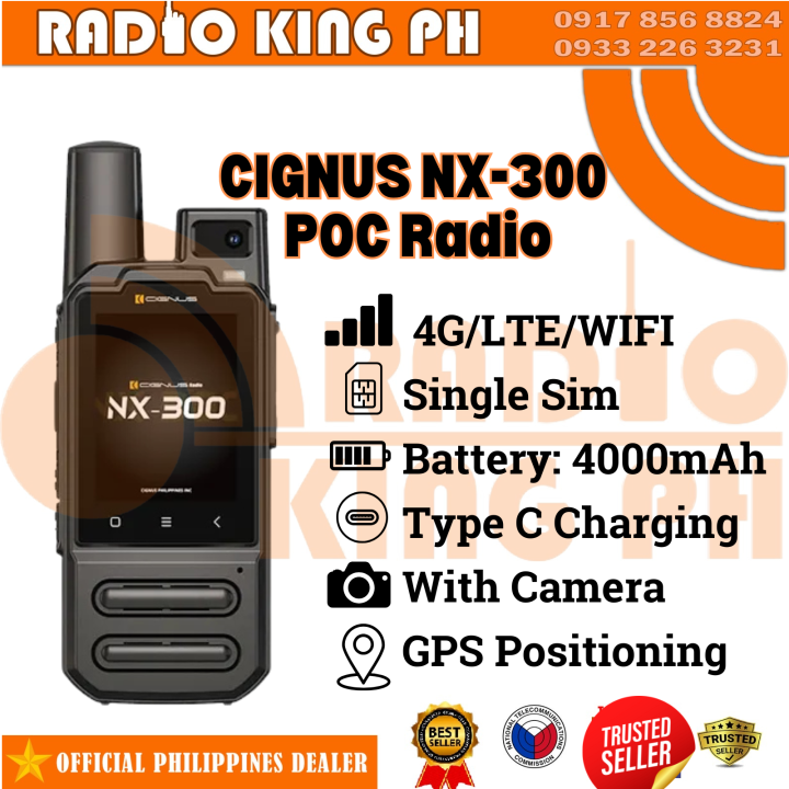 CIGNUS NX300 / NX-300 Newest POC 4G LTE Android Handheld Radio with ...