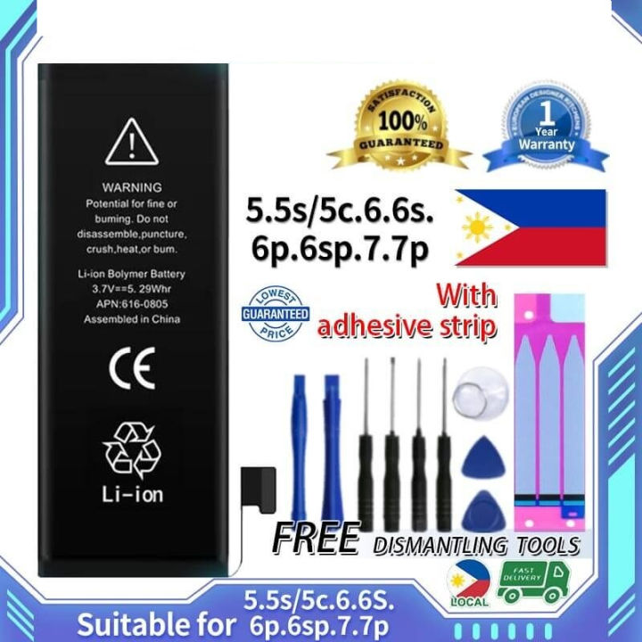 COD Original battery For Phone5/5S/6/6S/6Plus/7/7Plus Battery ...