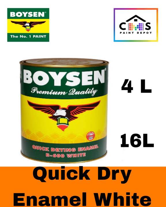 Boysen Quick Dry Enamel White QDE | Lazada PH