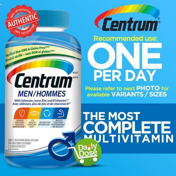 Centrum Complete Multivitamin and Mineral Supplement for Men | Lazada PH