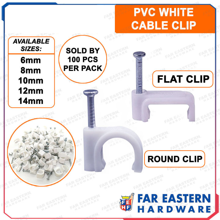 PVC Electrical Cable Clamp Conduit Clip for Flexible Hose / Electrical ...