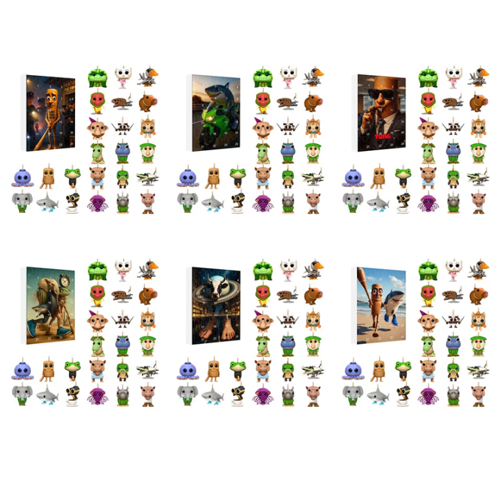 Interactive Brainrot Acrylic Character Set Designed For Social And ...