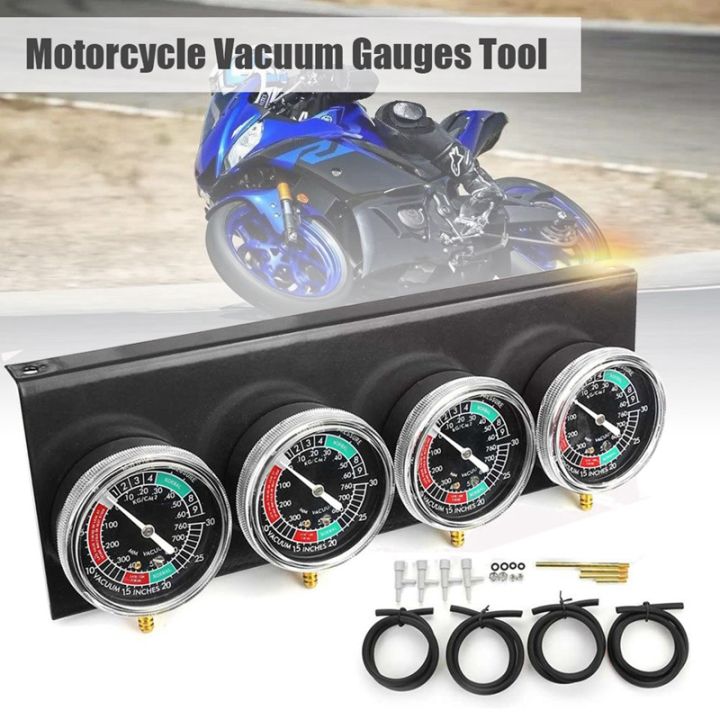 Motorcycle Carburetor Synchronizer Vacuum Gauges Tool Carb Vacuum Gauge ...