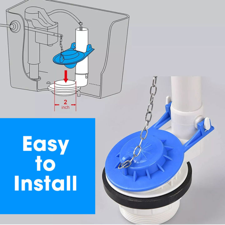 1pcs Universal Toilet Drain Valve Flush Replacement Rubber Flapper ...