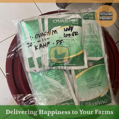 Ovastim 1 kg 10 Sachet 100 gram Multivitamin Egg Promotor Pemicu ...